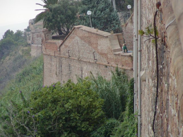 Cliff wall