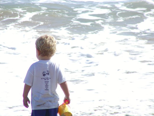 Timothy gathers water