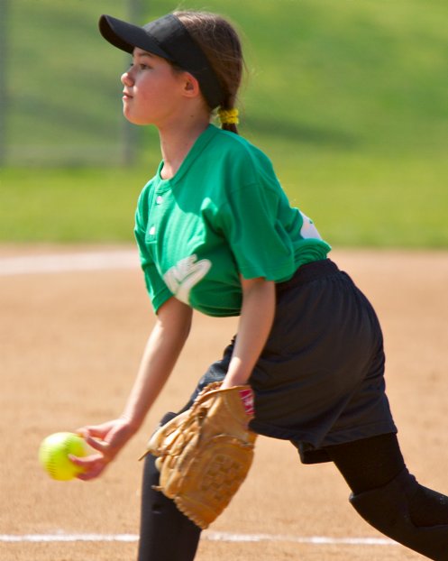 Jennifer pitching