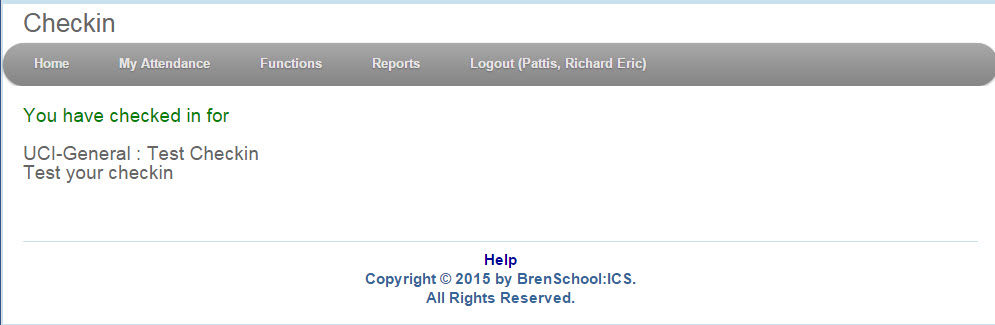 Practice Using Checkin