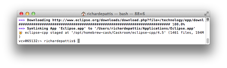 Eclipse/C++ Downloading/Installing, and Testing Instructions