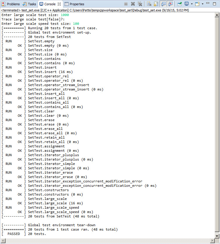Eclipse/C++ Downloading/Installing, and Testing Instructions