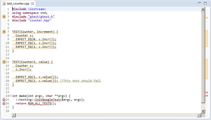 GoogleTest Installation and Use in Eclipse/C++ Instructions
