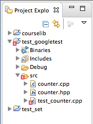 GoogleTest Installation and Use in Eclipse/C++ Instructions