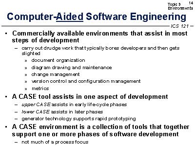 Computer-Aided Software Engineering